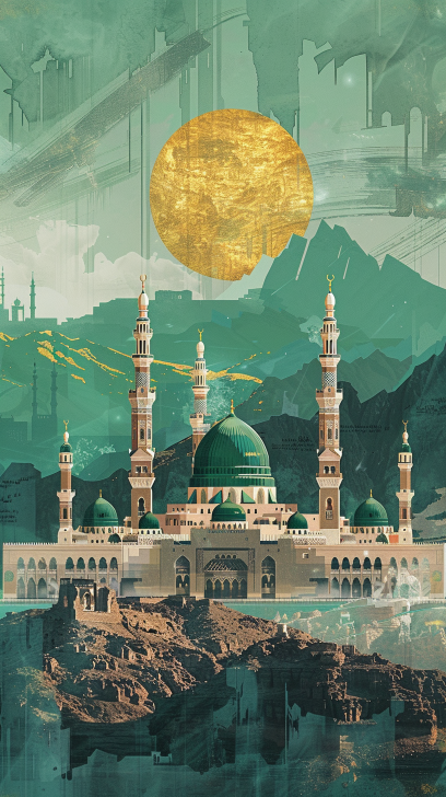 Nabawi Masjid I [11x17" Poster] – Akhirah Studios